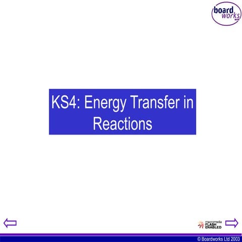 CHEMICAL ENERGETICS for IGCSE Chemistry revision | PPTX