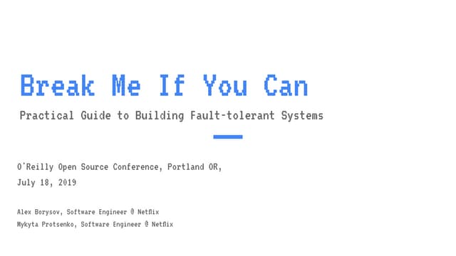 OSCON 2019 OSCON 2019