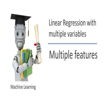 Machine Learning lecture3(linear regression) | PPTX