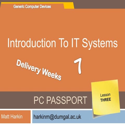 Lesson03 | PPTX | Desktops | Computing