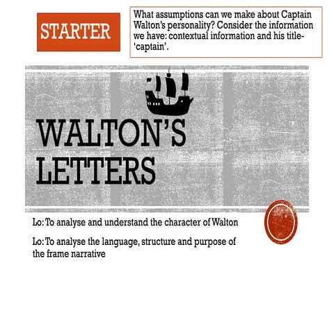 Copy of Lesson two Walton’s letters YLW.pptx