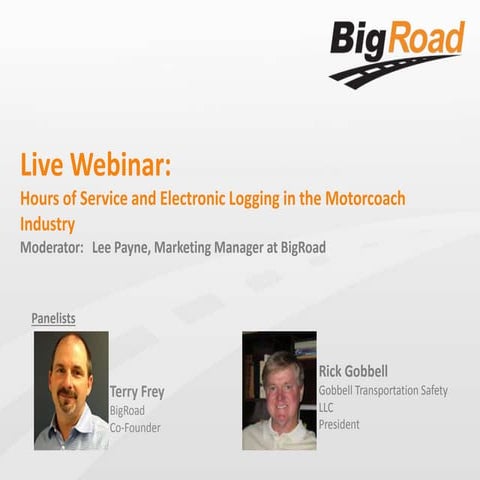 Webinar: Hours of Service and Electronic Logging in the Motorcoach ...