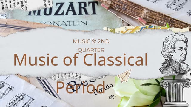 Music of Classical Period (1750-1820) | PPTX
