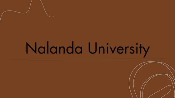 Ancient Educational Institutions: Takshashila, Nalanda and Valabhi | PPTX