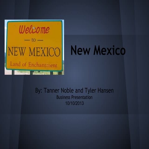 New Mexico project | PPT