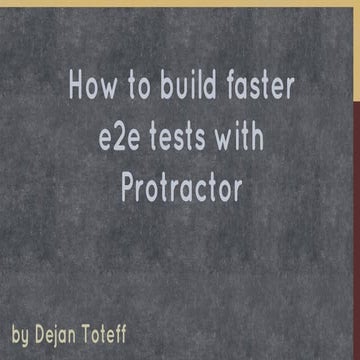 Insights On Protractor Testing Ppt 4904