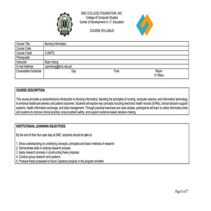 Copy of Nursing Informatics Syllabus.docx