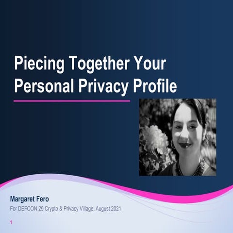 Piecing Together Your Personal Privacy Profile (CPV 2021) | PPTX