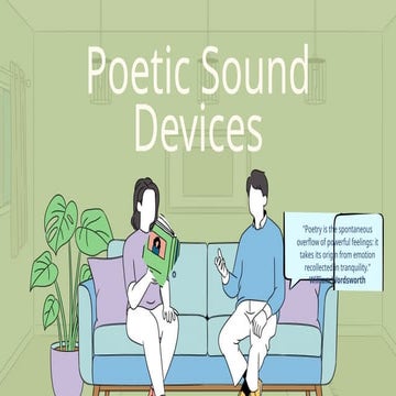 Grade 8-Literature and Literary Text Poetic Sound Devices Lesson for ...