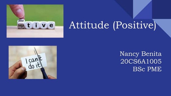 Positive Attitude | PPTX