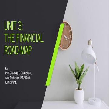 Startup & New Venture Management_Unit 3 Financial Road-map.pdf