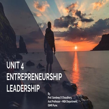 Startup & New Venture Management_Unit 4 Entrepreneurial Leadership.pdf