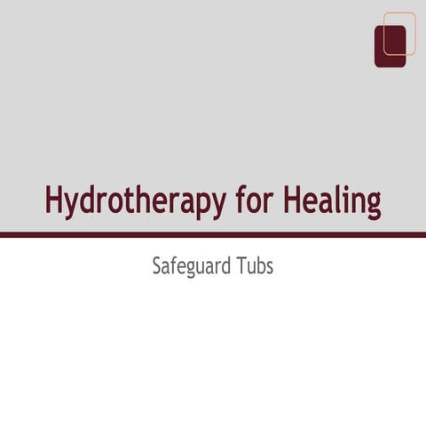 Hydrotherapy for Healing | PDF
