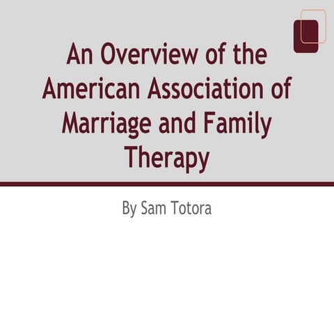 Sam Totora presentations