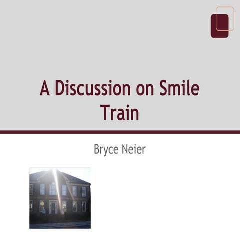 A Discussion on Smile Train | PDF