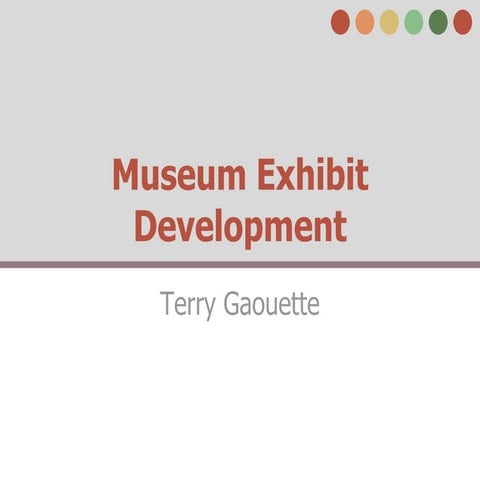 Museum Exhibit Development | PDF