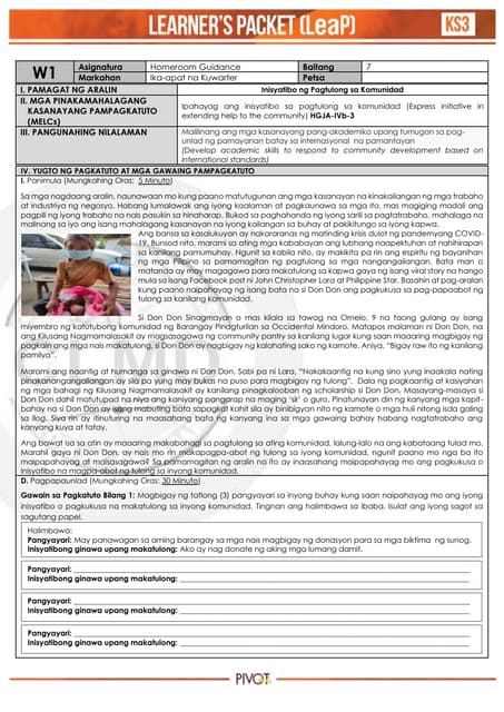 Q4_ARPAN_MOD 3_Natatalakay ang mga paglilingkod.pptx