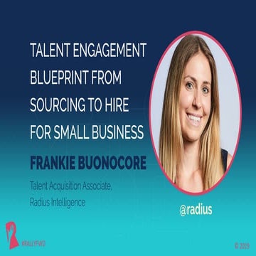 RallyFwd Virtual Conference - Frankie Buonocore, Radius Intelligence | PPT