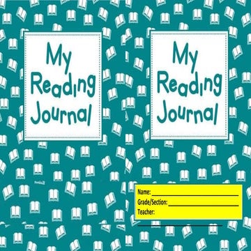 Reading Journal for Beginners CVC sentences.pptx
