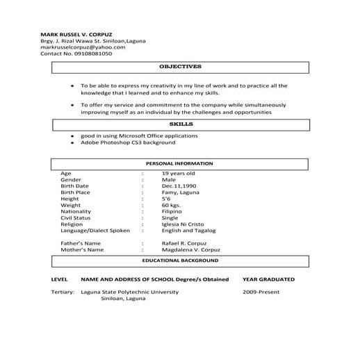 Copy of resume | DOCX