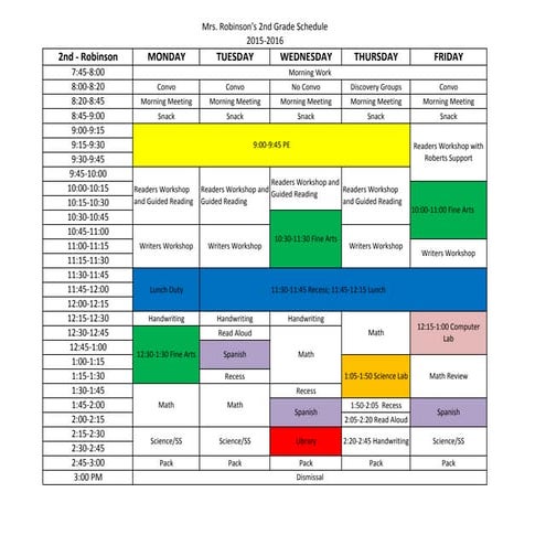 Mc kenna schedule 16 17 | PDF