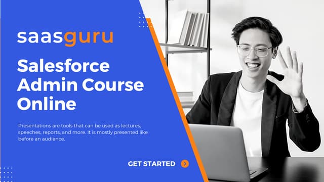Salesforce Admin Course Online Ppt