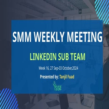 SMM Facebook Page Sub team weekly report.pptx