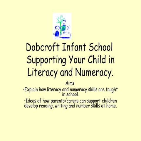 Supporting your Child with Literacy and Numeracy, October 2012 | PPT
