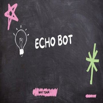 Echo Bot - College Automation by Fresh Spar Technologies - Manojkumar C ...