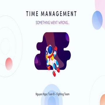 Time Management - Something Went Wrong | PPT
