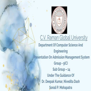 admission management system c.v ........... | PPTX