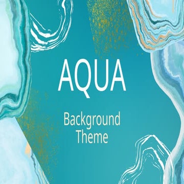 Copy of Turquoise and Gold Aqua Background Multipurpose Presentation.pptx