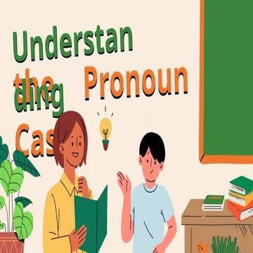pronouns - basic English grammar for children | PPTX