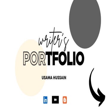 This is a copy of usama's writing portfolio.pdf