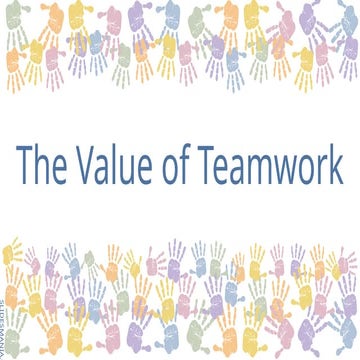 The Value of Teamwork Powerpoint and Peardeck Slides | PPTX