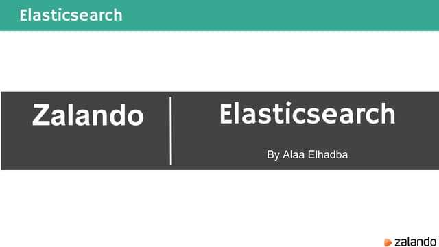 Elasticsearch Introduction To Data Model Search And Aggregations Ppt 2865