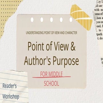 Point of View and Author's Purpose for Middle School (2).pptx