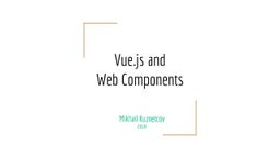 Web Development with VueJS : The Complete Guide | PPT