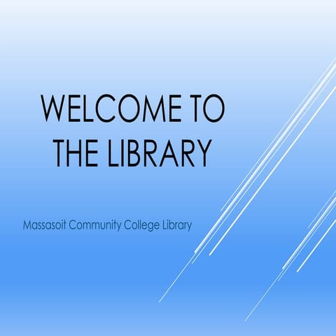 Welcome to the Library Survey | PPT