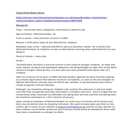 Copy only news story | PDF