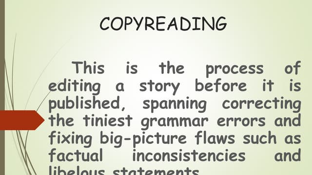 copy editing symbols | PDF