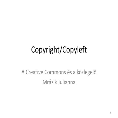 Copyright_Copyleft | PPT