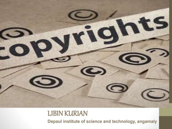 Copyright (presentation) | PPT
