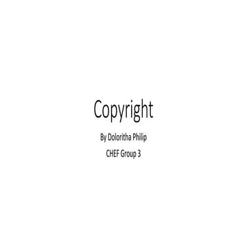 Copyright.pptx | Law