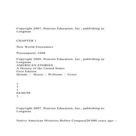Copyright 2007, Pearson Education, Inc., publishing as Longm.docx