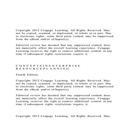 Copyright 2012 Cengage Learning. All Rights Reserved. May | DOCX