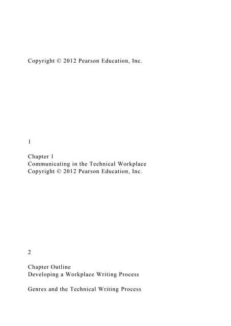 Chapter 6: An Overview of the Technical Writing Process | PPT