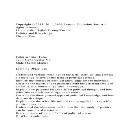 Copyright © 2013, 2011, 2009 Pearson Education, Inc. All right.docx