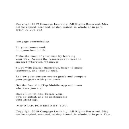 Copyright 2019 Cengage Learning. All Rights Reserved. May not .docx