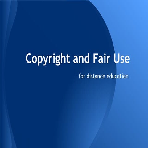 Fair use guidelines | PPTX